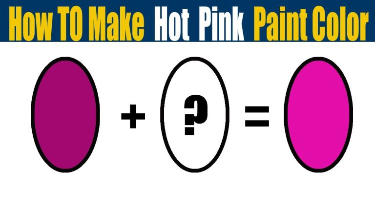 How to Make Hot Pink With Primary Colors: DIY Guide