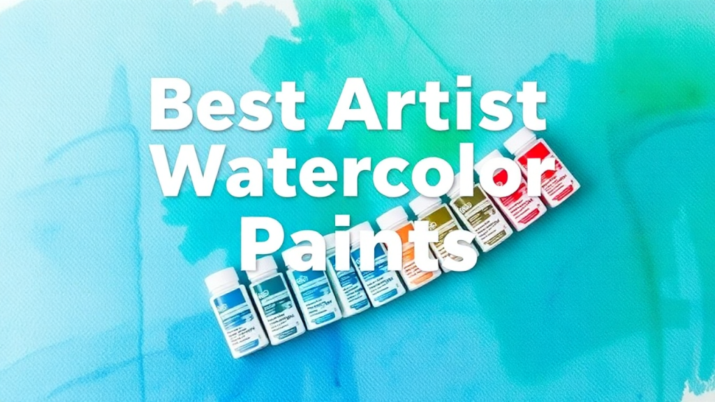 Best Artist Watercolor Paints: Top Sets for Every Skill Level