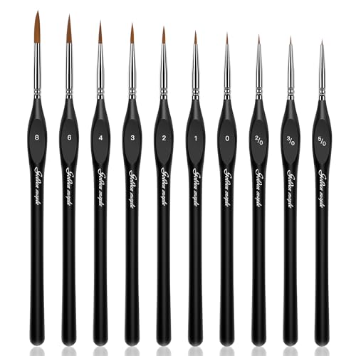 Best Brushes for Paint by Number: Top Sets for Fine Detailing